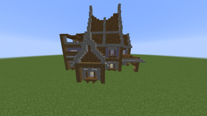 Large Rural House Minecraft Map