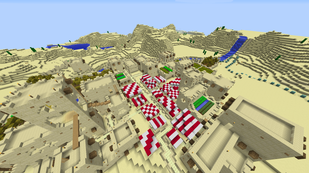 WIP Large desert village Minecraft Map