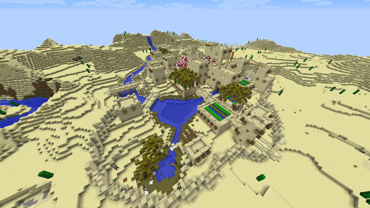 WIP Large desert village Minecraft Map