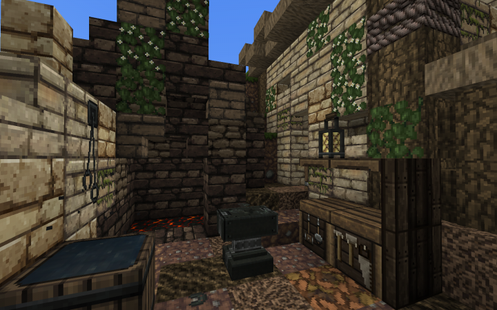 Medieval smith and smeltery Minecraft Map