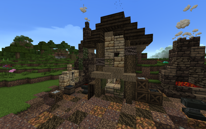 Medieval smith and smeltery Minecraft Map