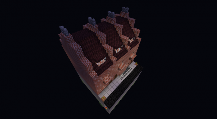 Inner City row houses Minecraft Map