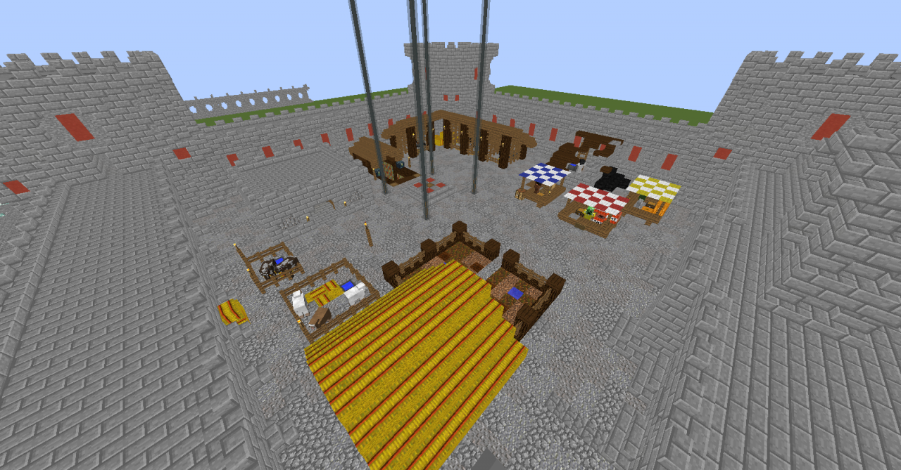 Medieval server spawn Minecraft Map