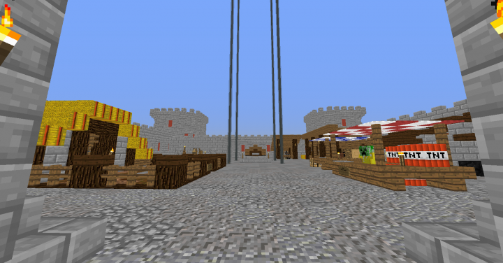 Medieval server spawn Minecraft Map