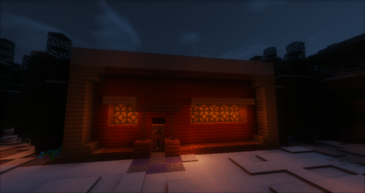 Undertale Snowdin town Minecraft Map