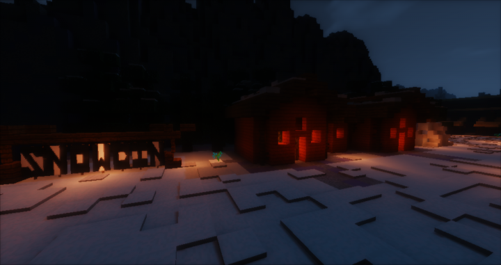 Undertale Snowdin town Minecraft Map