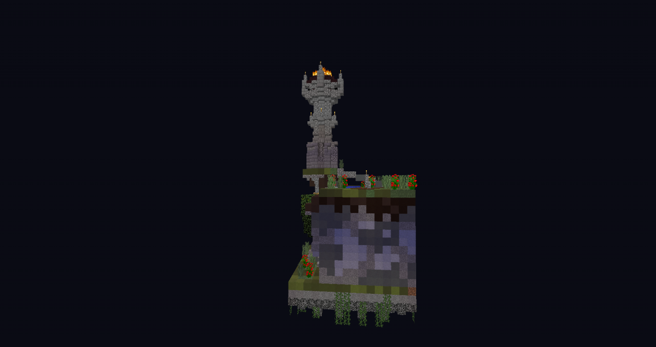 mystic medieval fire monument [ chunk challenge: Solo Build Contest ...