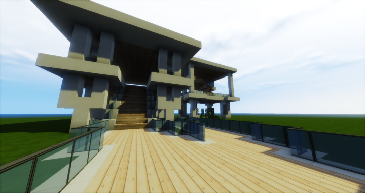 Modern House #3 (with schematic) Minecraft Map