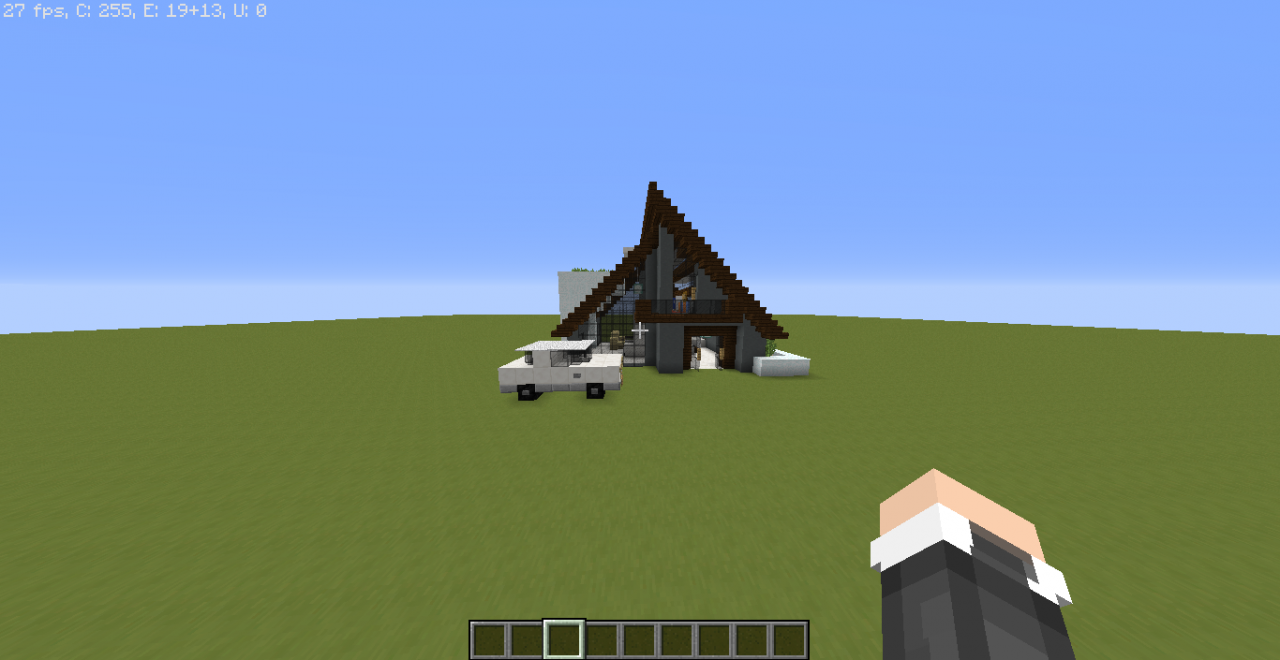 A-Frame House (OUTSIDE UPDATE!) Minecraft Map