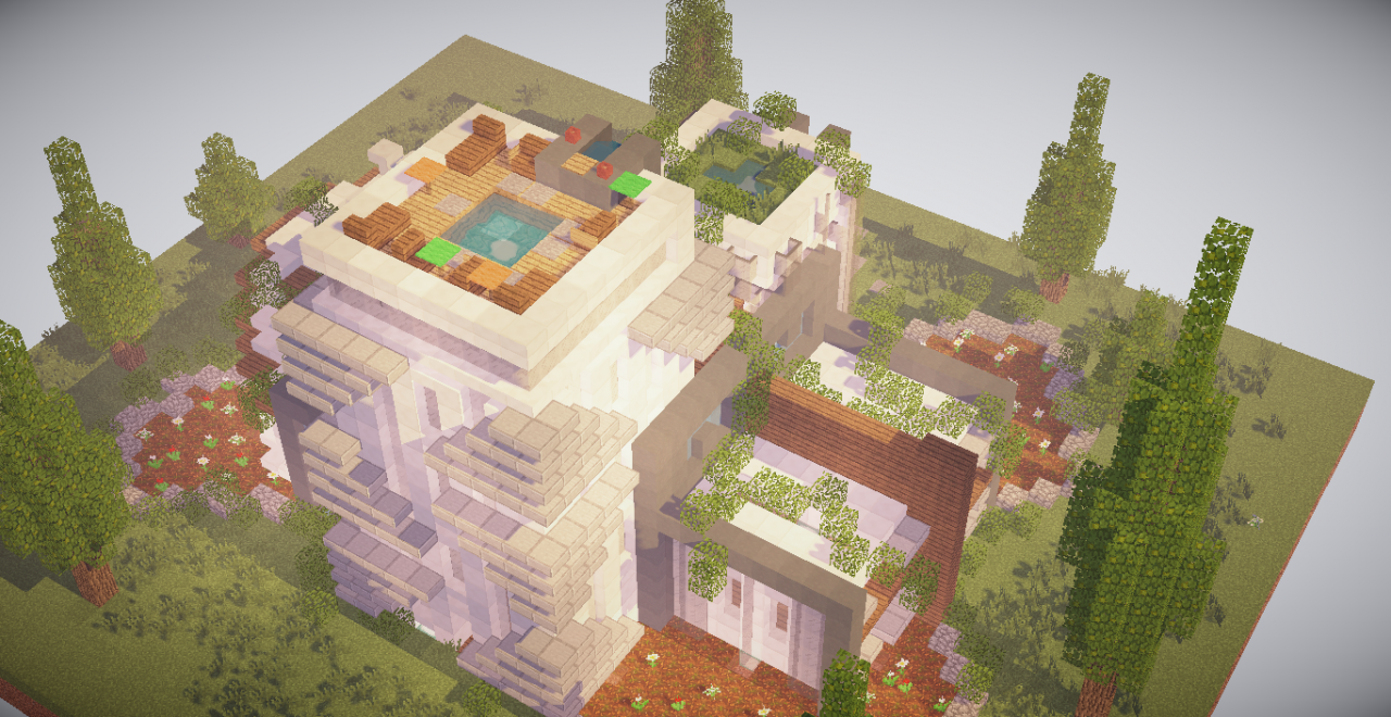 Free Modern House [World Save and Schematic] Minecraft Map