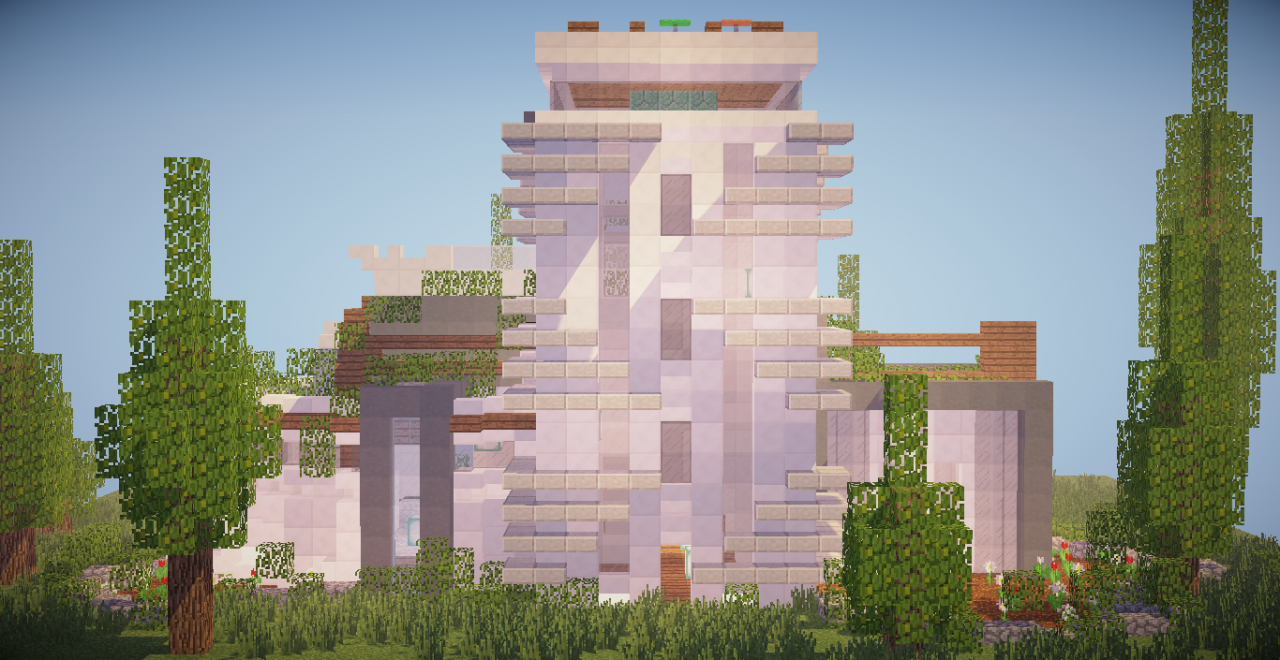 Free Modern House [World Save and Schematic] Minecraft Map