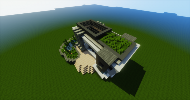 Modern House 4 (with schematic) Minecraft Map