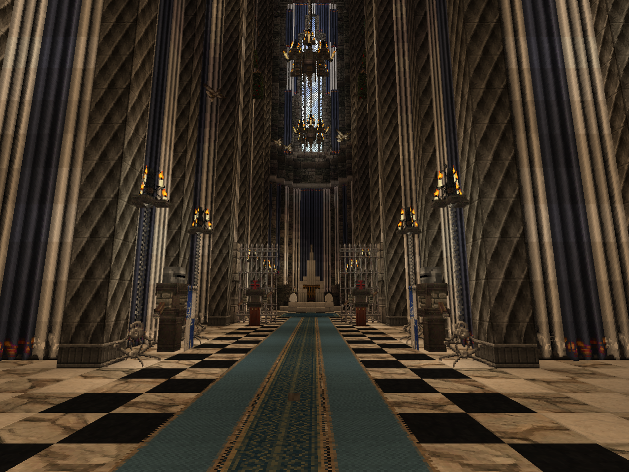 building a throne hall. w/Xiviel Minecraft Map