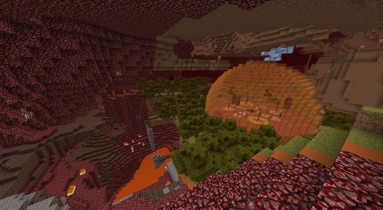 NETHER SPAWN ☣ Minecraft Map