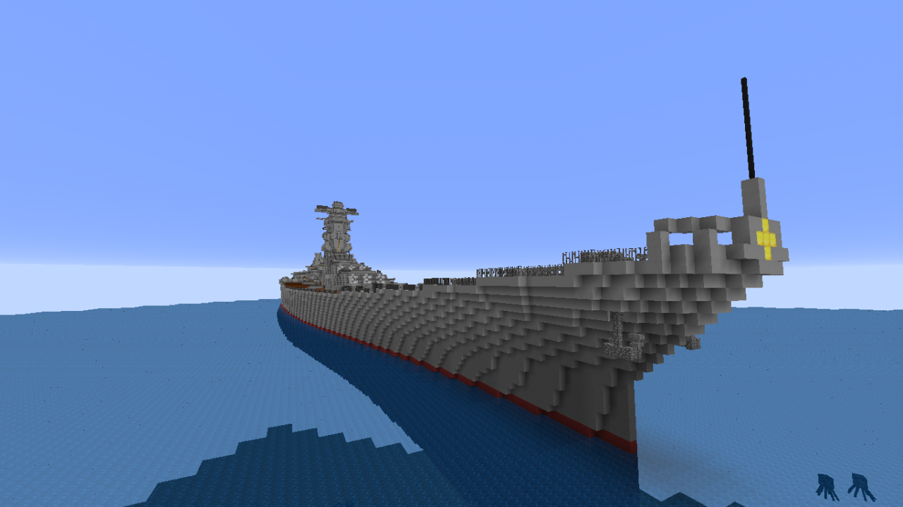 IJN Yamato Minecraft Map