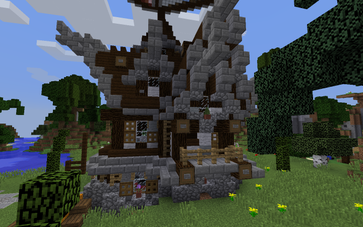 Dark Themed House Minecraft Map