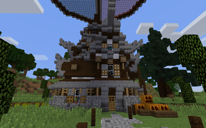 Dark Themed House Minecraft Map