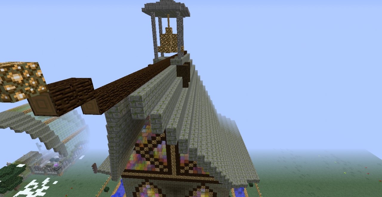 illuminated church Minecraft Map