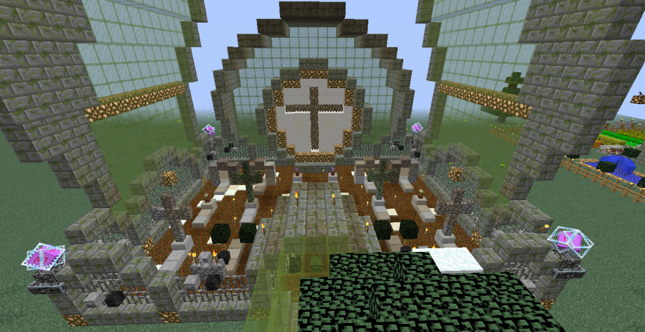 Illuminated Graveyard Minecraft Map