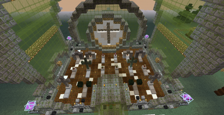 Illuminated Graveyard Minecraft Map