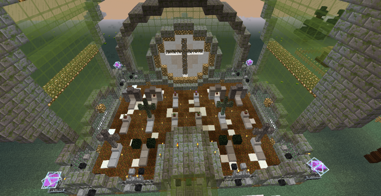 Illuminated Graveyard Minecraft Map