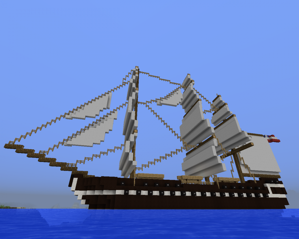USS "United States" Heavy Frigate Minecraft Map
