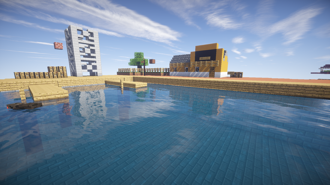 Paper Mario 64 Project - Toad Town Minecraft Map