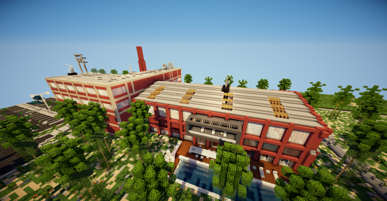 renovated old factory into modern loft ~-~by asunoir ~-~ Minecraft Map