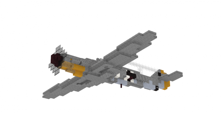 Messerschmitt Bf-109 F (4:1) Minecraft Map