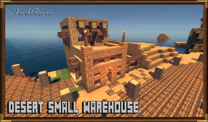 Desert Small Warehouse Minecraft Map