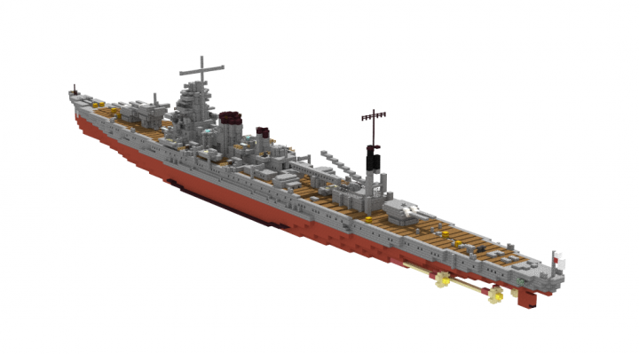 IJN CA Furutaka Minecraft Map