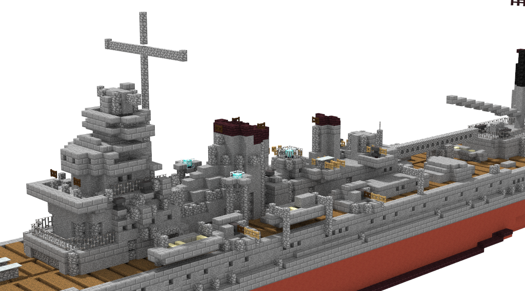IJN CA Furutaka Minecraft Map