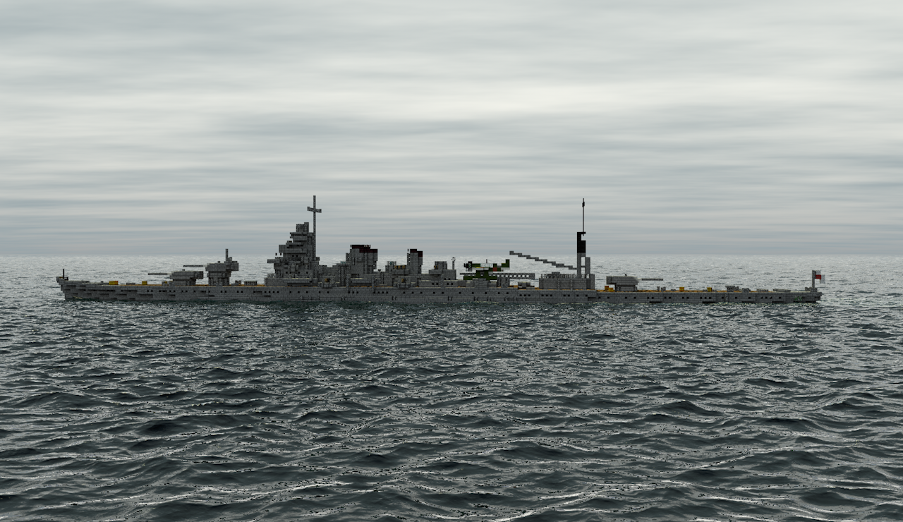 IJN CA Furutaka Minecraft Map