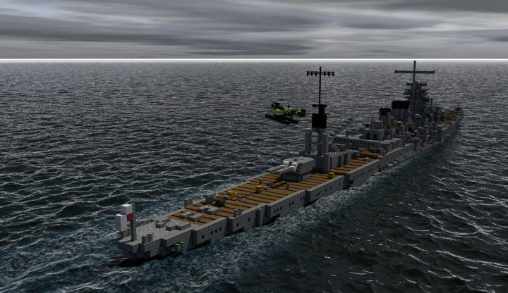 IJN CA Furutaka Minecraft Map