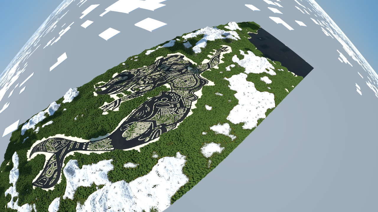 [Landscape] Mermaid landstructure Minecraft Map