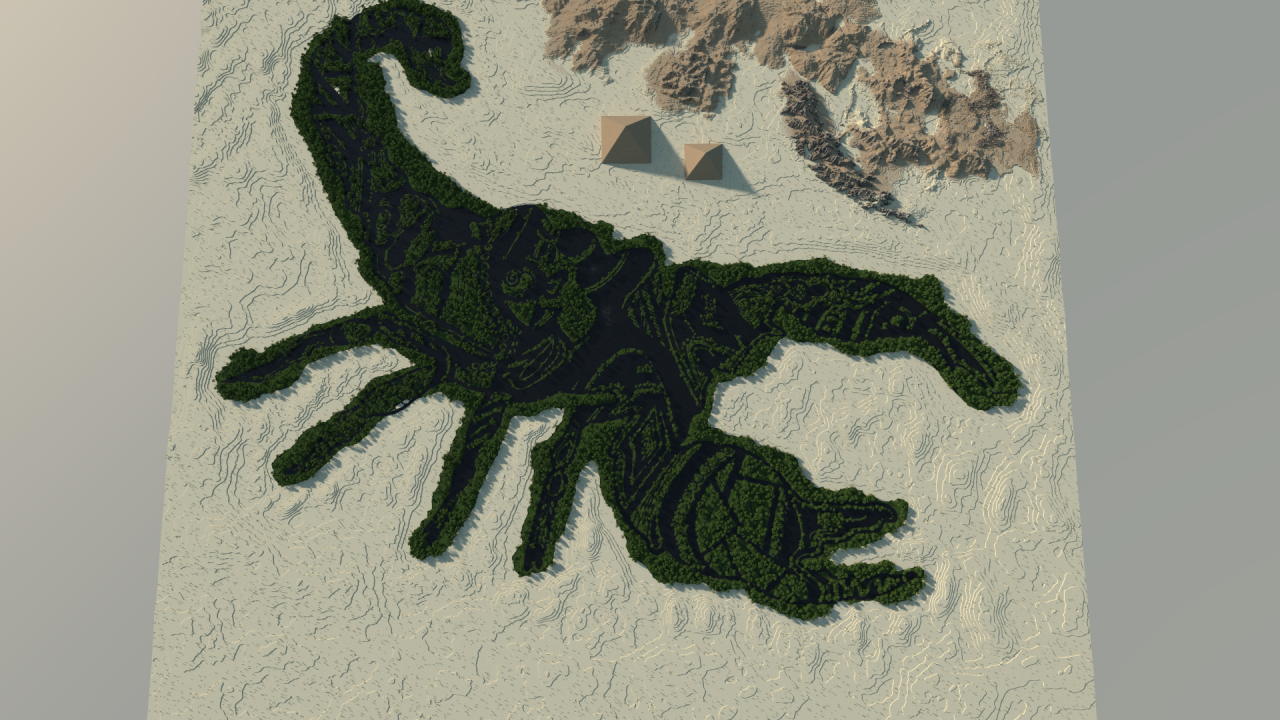 [Landscape] Scorpio Desert Oasis Minecraft Map