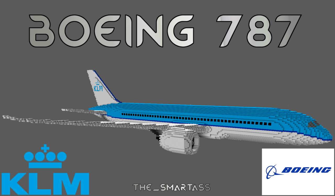 Boeing 787 Dreamliner [KLM] Minecraft Project