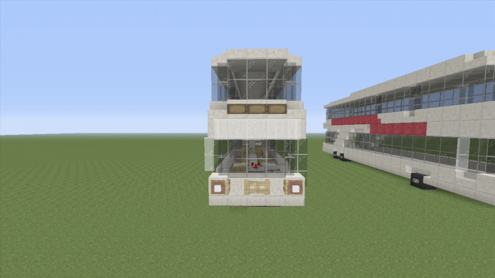 Modern Double decker bus Minecraft Map