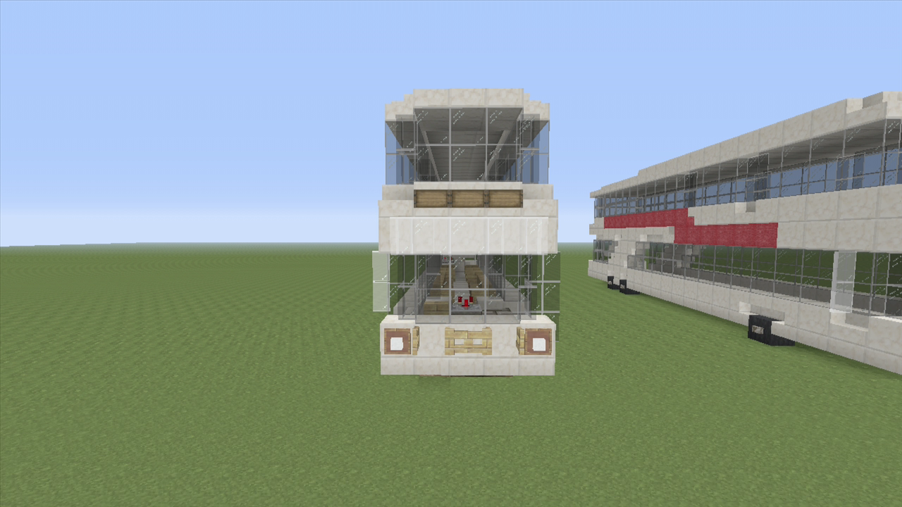 Modern Double decker bus Minecraft Map
