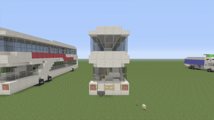 Modern Double decker bus Minecraft Map