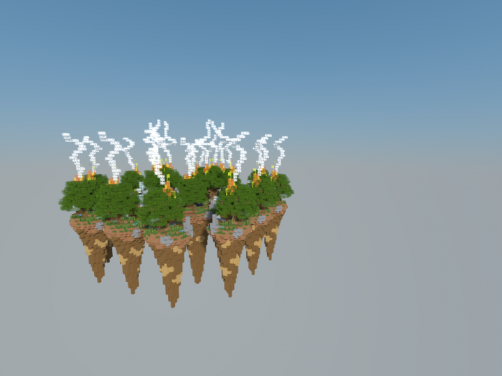 Burning Trees Minecraft Map