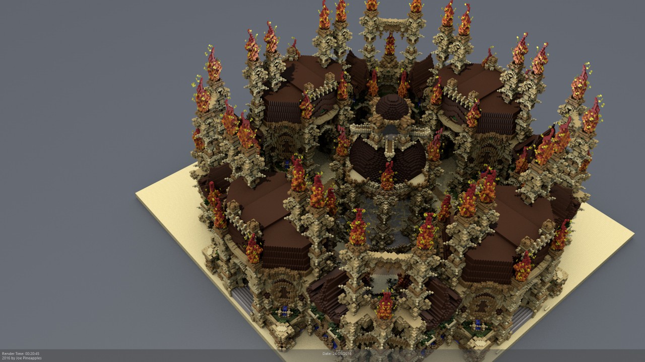 Spawn and plot 150 Minecraft Map