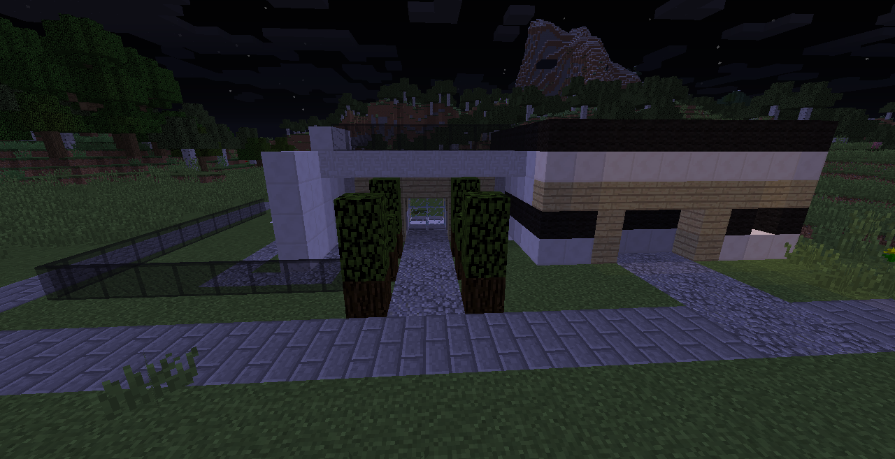 Modern Redstone House Mainly pistons{COMPLETE} Minecraft Map