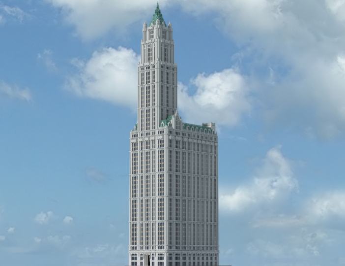 Woolworth Building remake Minecraft Map