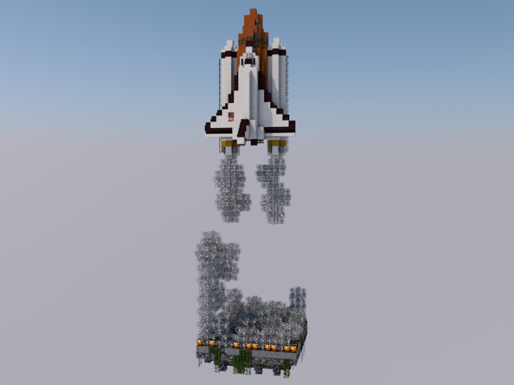 Space Shuttle Atlantis [Chunk Challenge] Minecraft Map