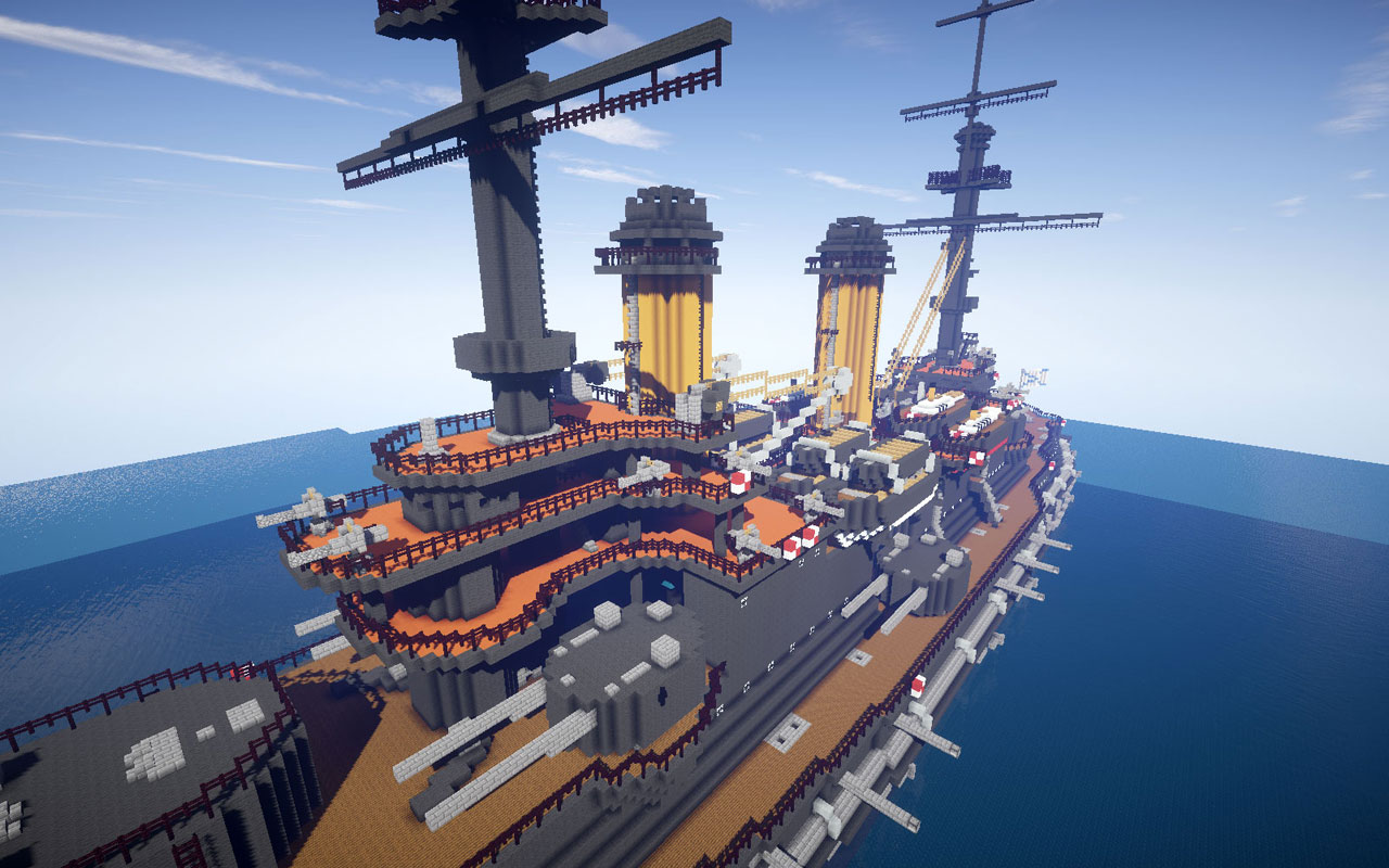 Borodino-class battleship Minecraft Map