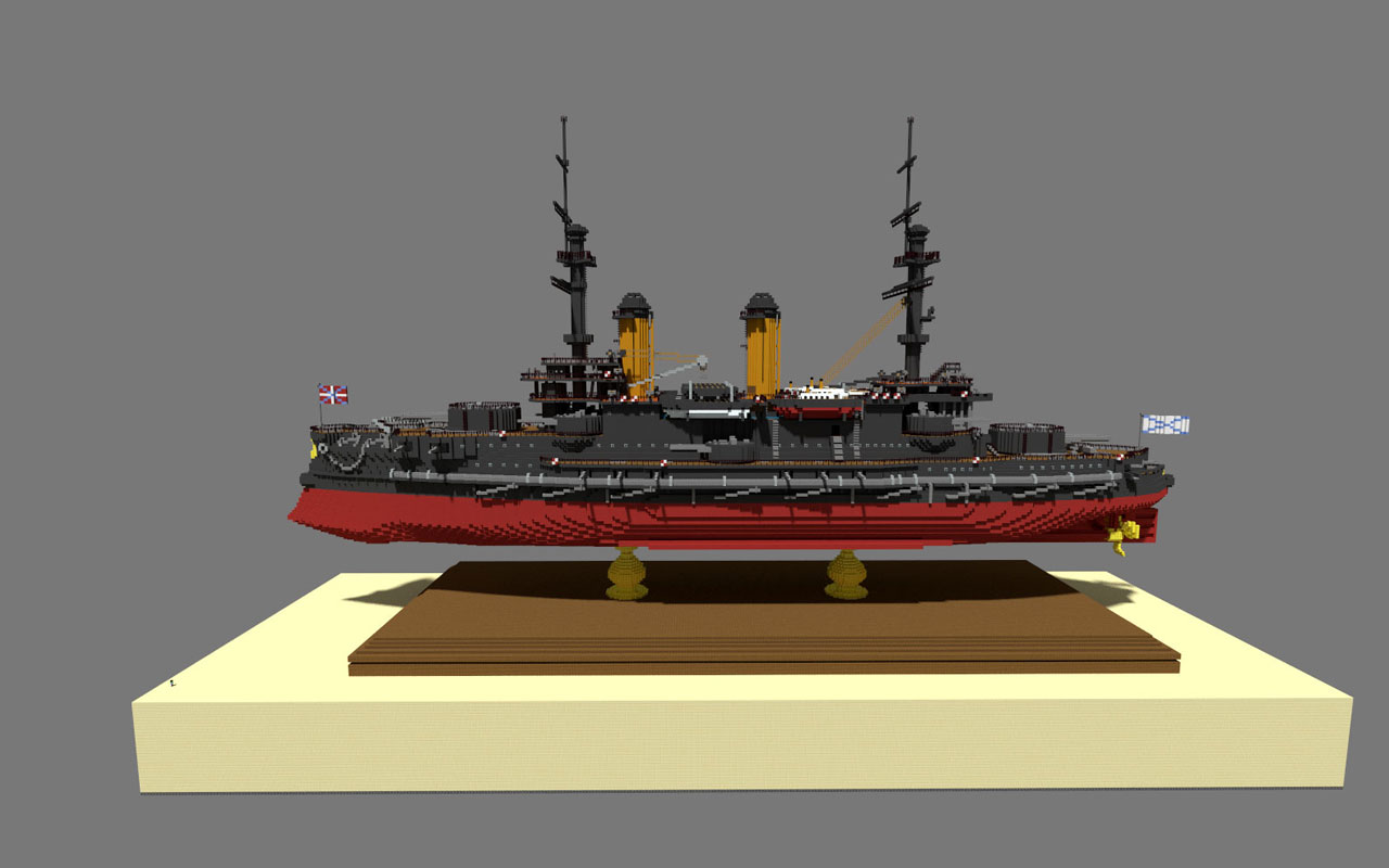 Borodino-class battleship Minecraft Map