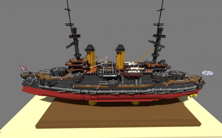 Borodino-class battleship Minecraft Map