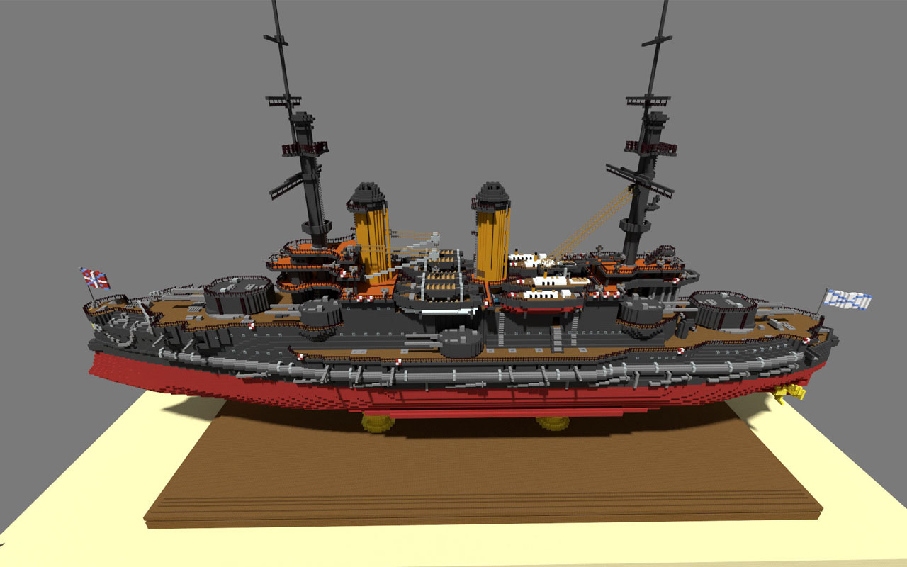Borodino-class battleship Minecraft Map