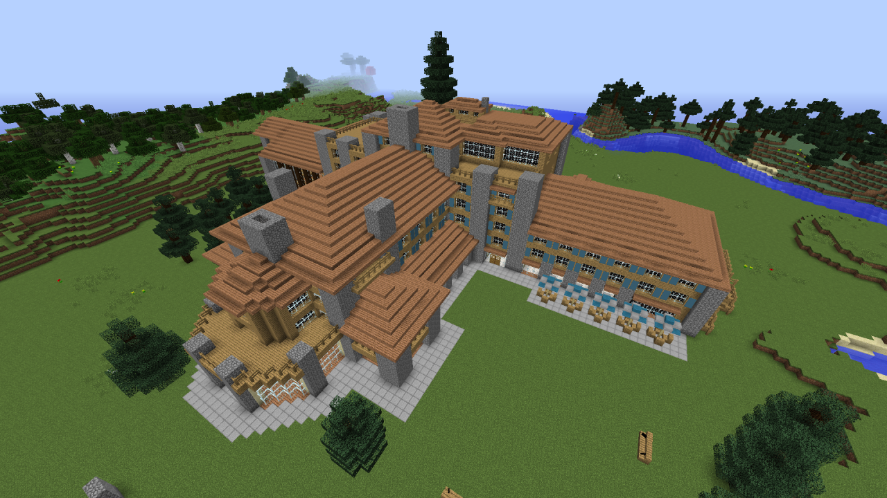Ahwahnee Hotel: Yosemite National Park Minecraft Map